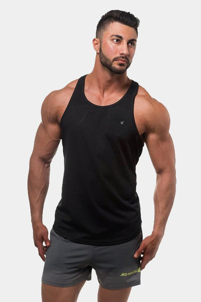 Fast-Dry Bodybuilding Workout Stringer - Black – Jed North